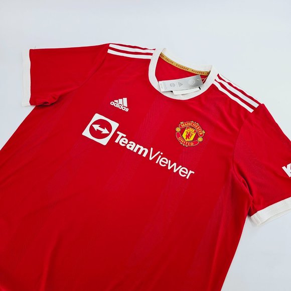 adidas | Shirts | Adidas Manchester United Home Authentic Soccer Jersey ...